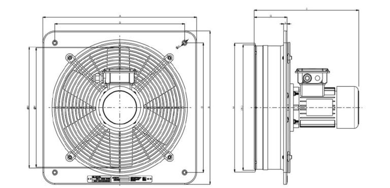 10 Types of Explosion-Proof Exhaust Fan - China Exhaust Fan ...