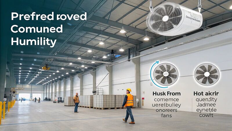 How to Install Vertical Ceiling Mounted Air Circulation Fans ...