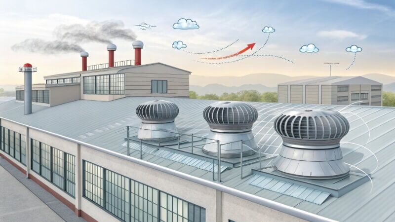 How to Choose the Right Size Roof Ventilator for Your Factory or ...